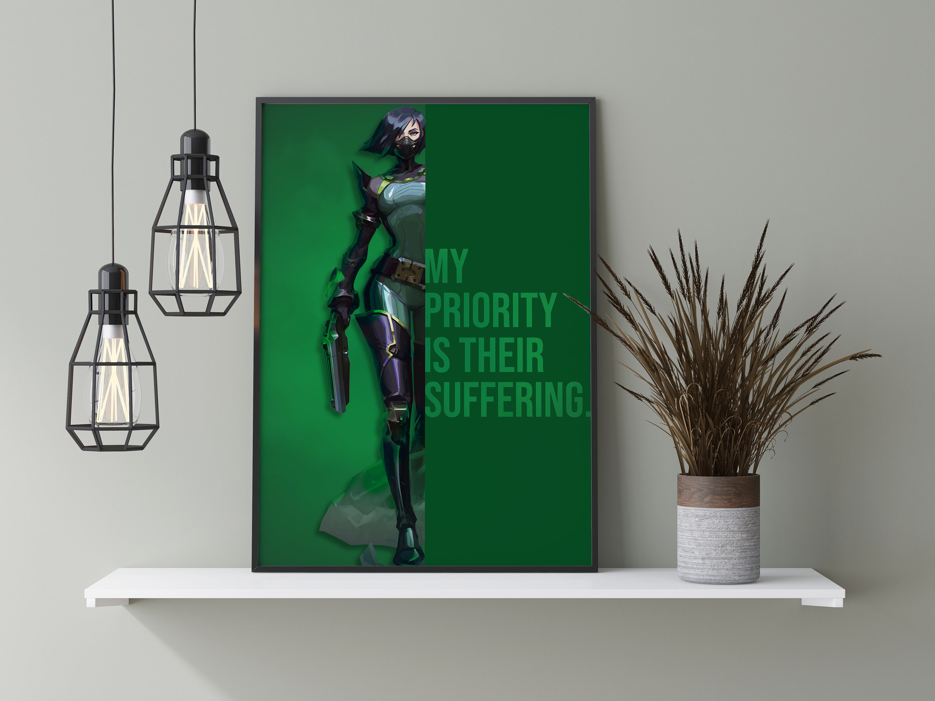 Valorant Viper Poster A4 And A3 Sizes Gaming Poster Gaming Etsy Canada