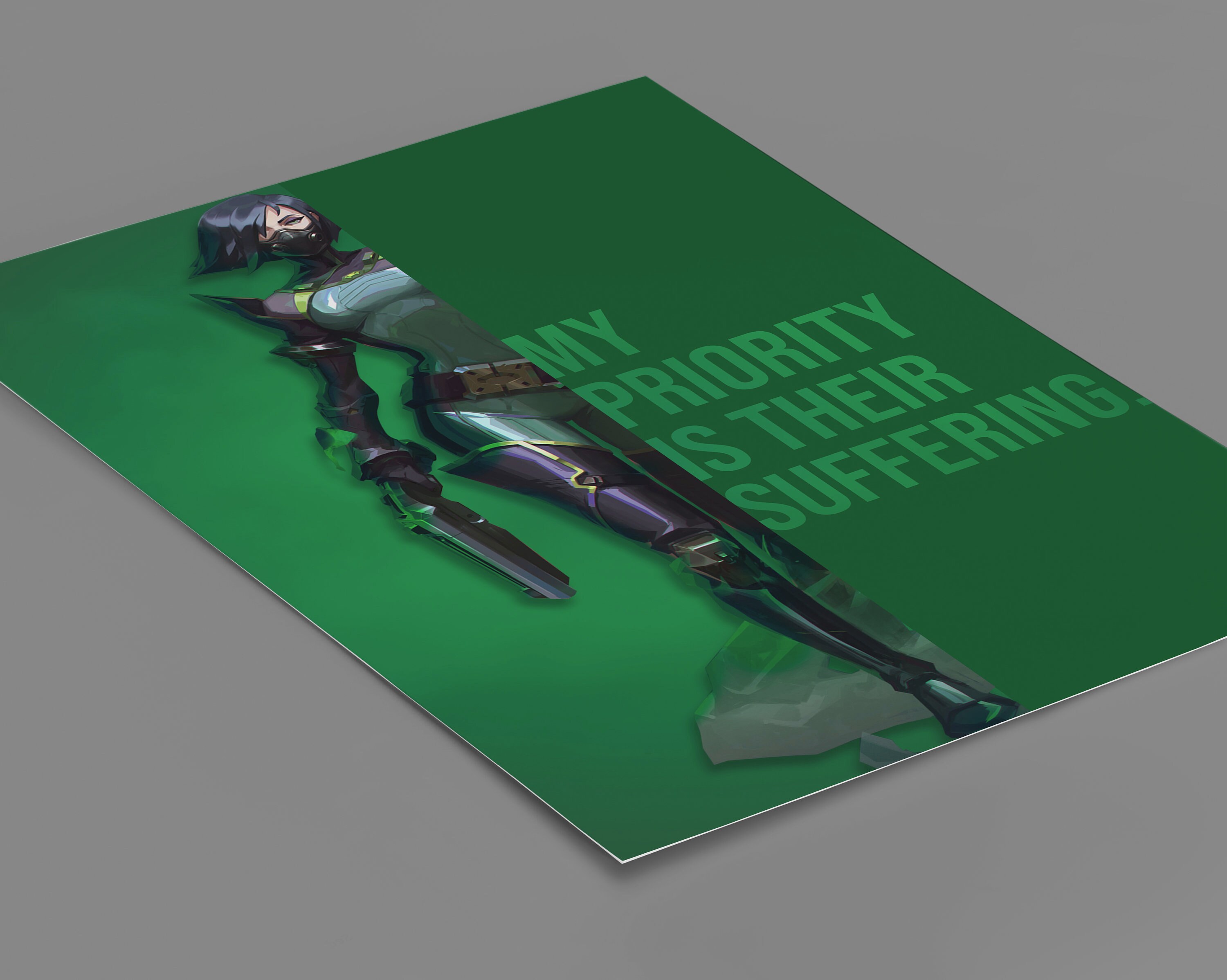 Valorant Viper Poster A4 And A3 Sizes Gaming Poster Gaming Etsy Canada