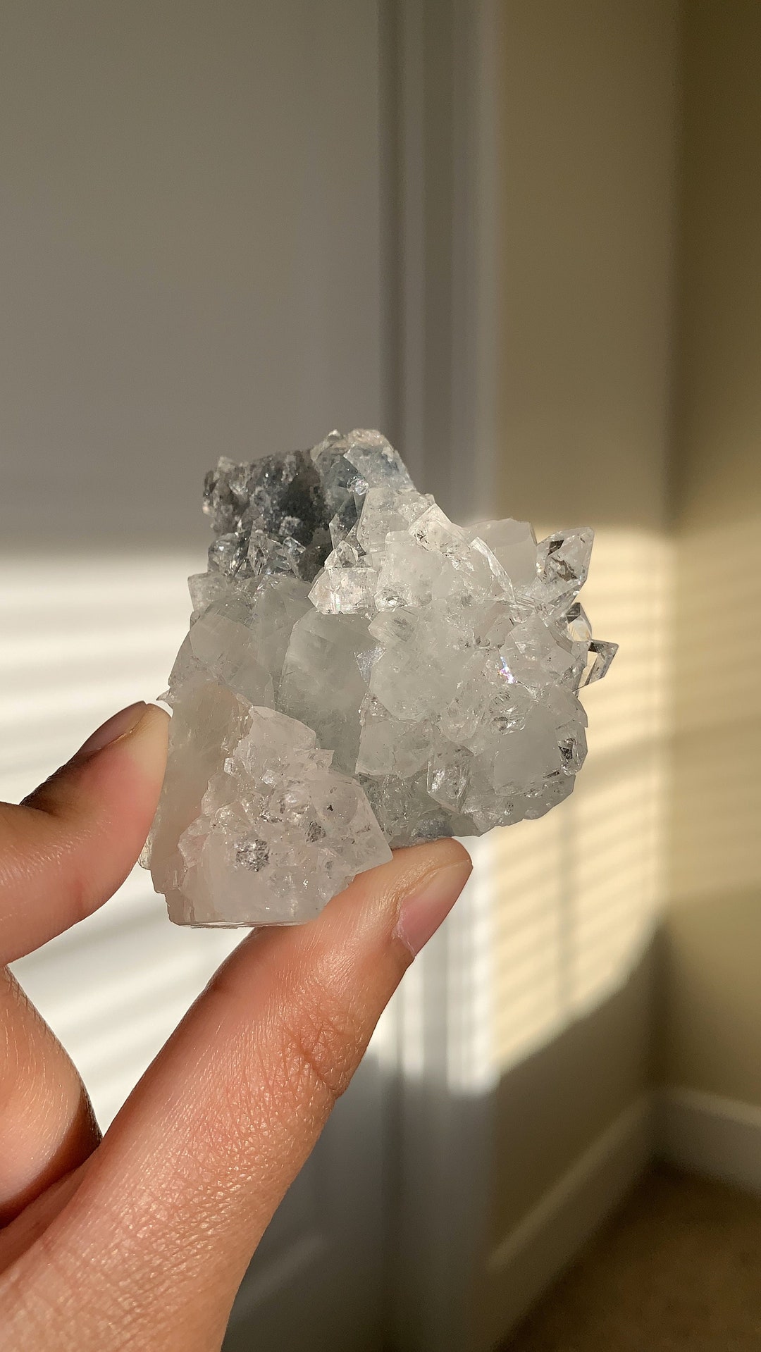 Zeolite Crust With Sugar Druzy and Diamond Apophyllite | High Quality ...
