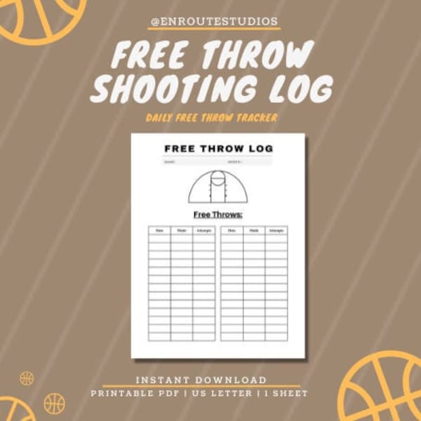 Printable Basketball Training - Etsy