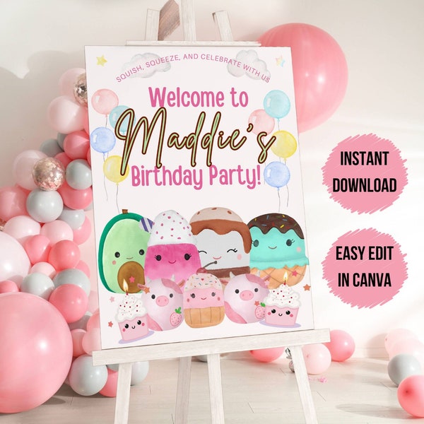 Squishmallow Printable Poster - Etsy