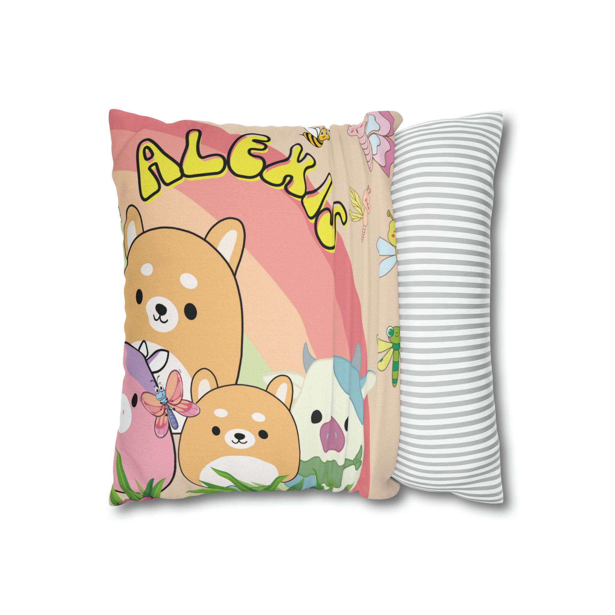 Personalized Squishmallow Pillow Case, Custom Name Pillow Cover ...