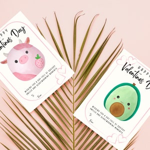 Squishmallow Valentines Cards Kids Valentines Day Printables, School ...