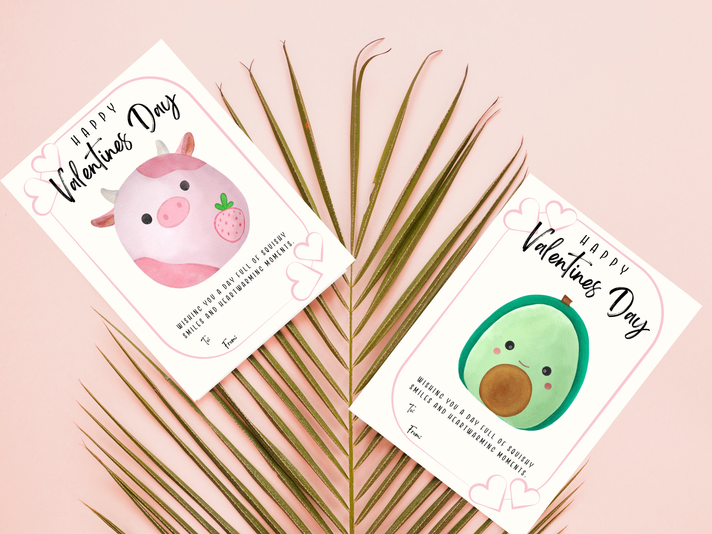 Squishmallow Valentines Cards Kids Valentines Day Printables, School ...