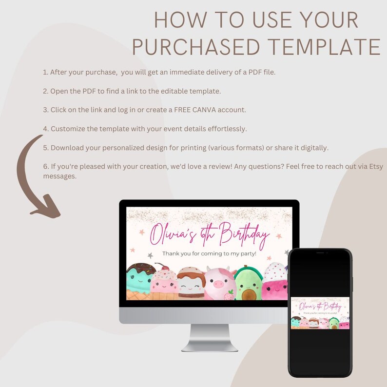 Editable Squishmallow Gable Box Label Birthday Party Favor Bag, Squish ...