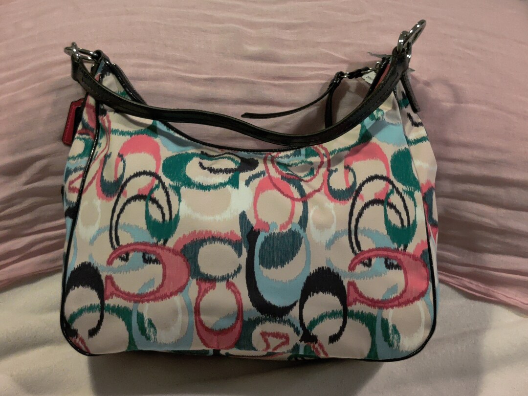 NWT Coach Ikat Signature Print Hobo Bag - Etsy