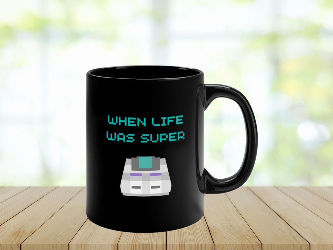 Super Nintendo SNES Retro Video Game Art Coffee Mugs. Retro - Etsy