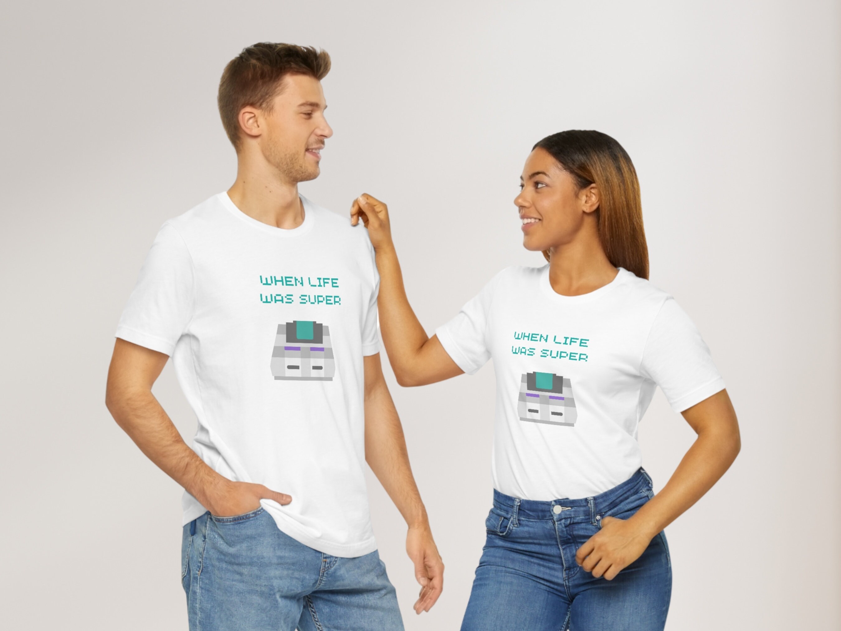 Super Nintendo SNES Retro Video Game T-shirts. 80s 90s - Etsy