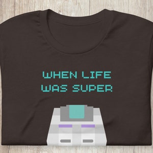 Super Nintendo T-shirt, Retro Gaming Nostalgia Gift - Etsy
