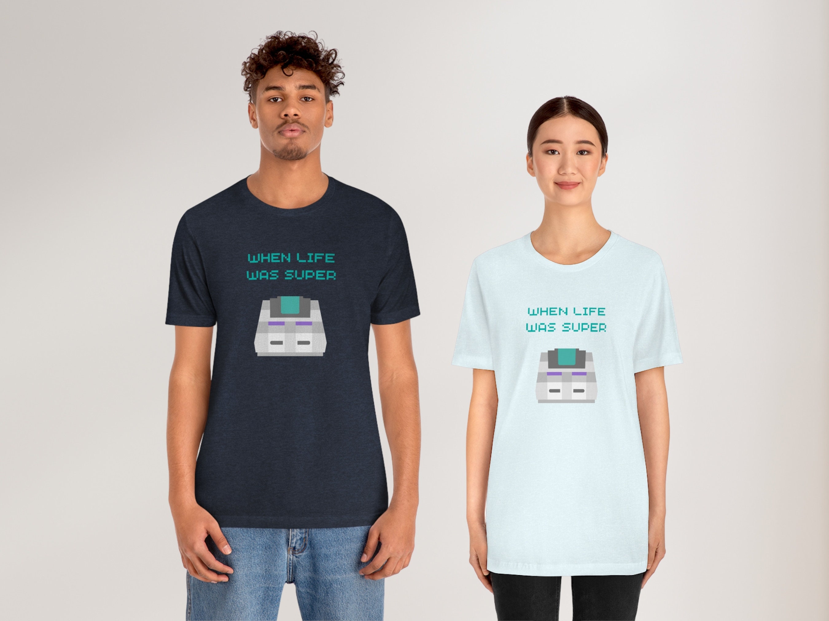 Super Nintendo SNES Retro Video Game T-shirts. 80s 90s - Etsy