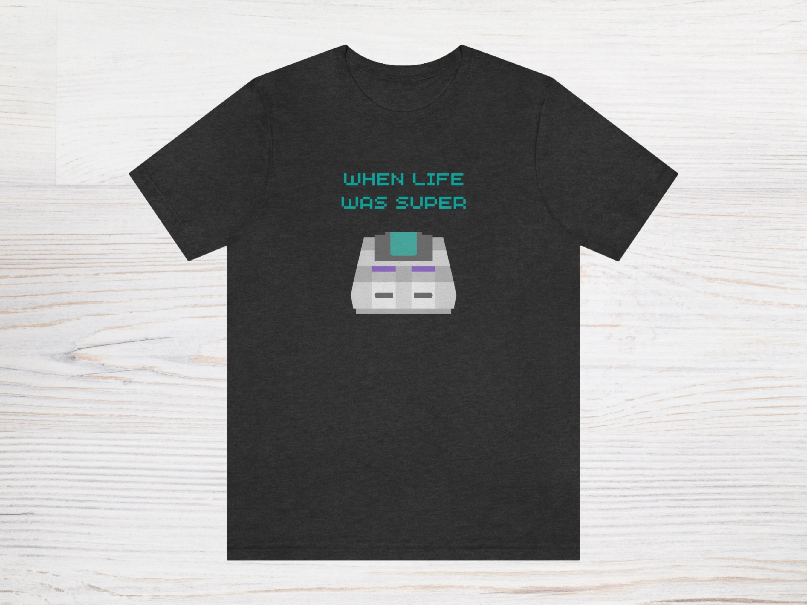 Super Nintendo SNES Retro Video Game T-shirts. 80s 90s - Etsy