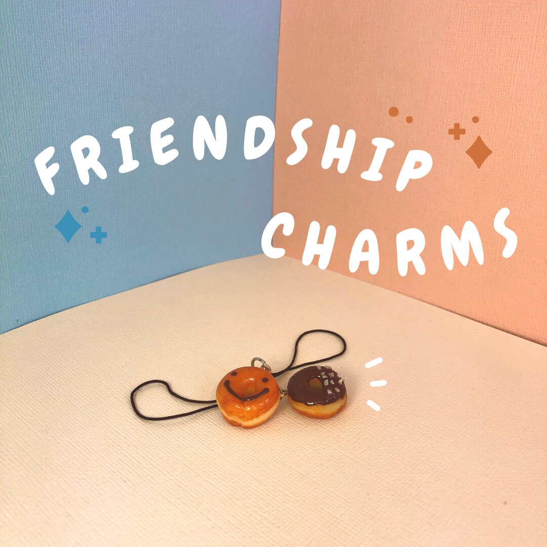 Chocolate Glazed Donuts Couple Key Chain - Etsy