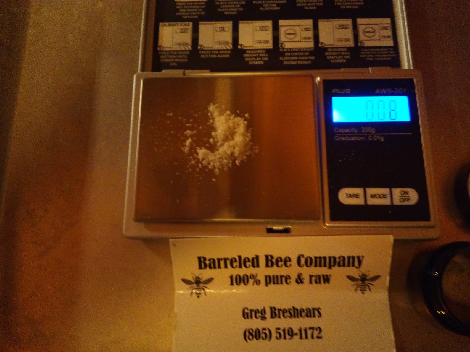 Fresh Honeybee Venom Powder!! Very Limited!!! Harvested This May!! This ...