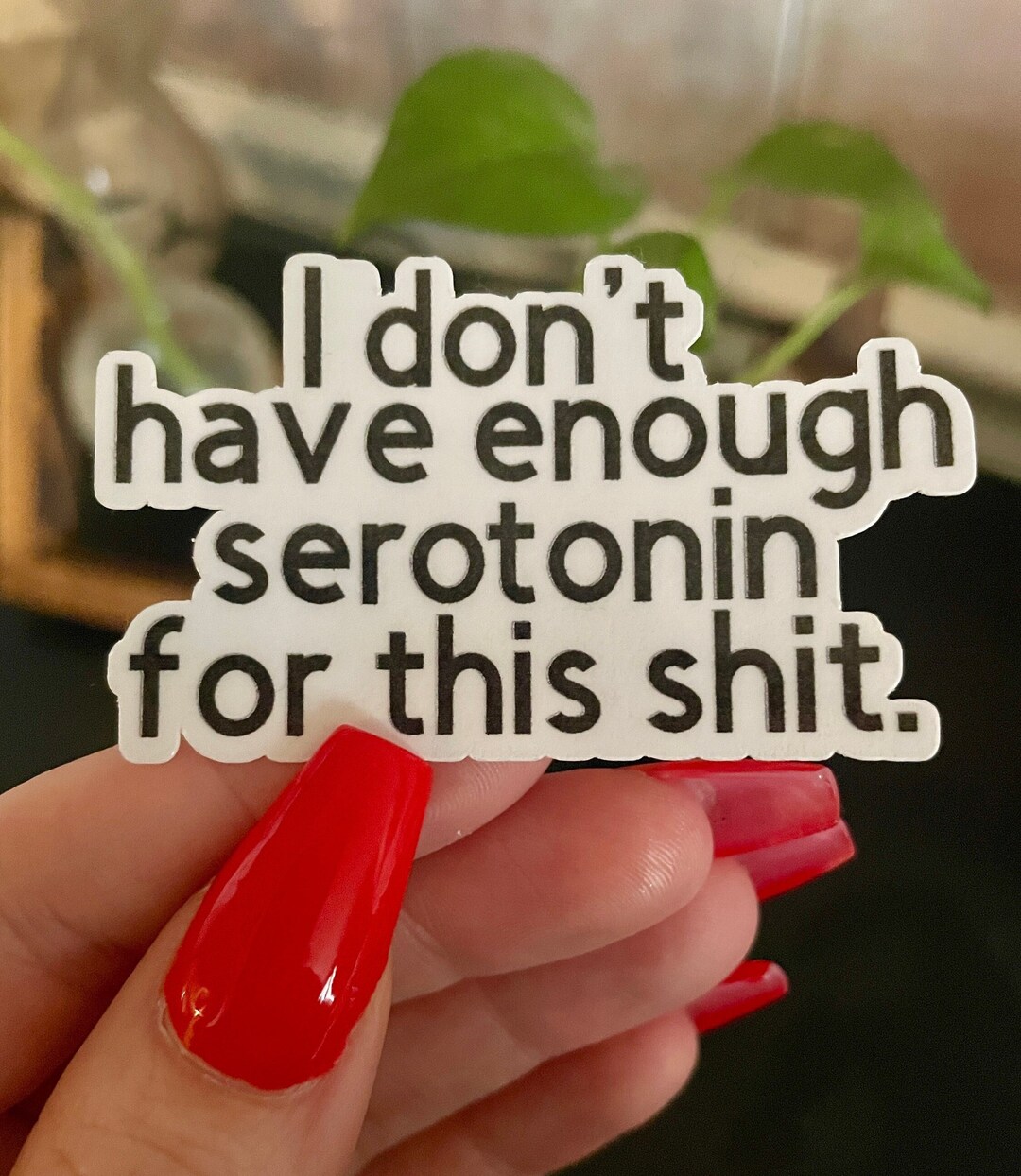 Serotonin Sticker - Etsy