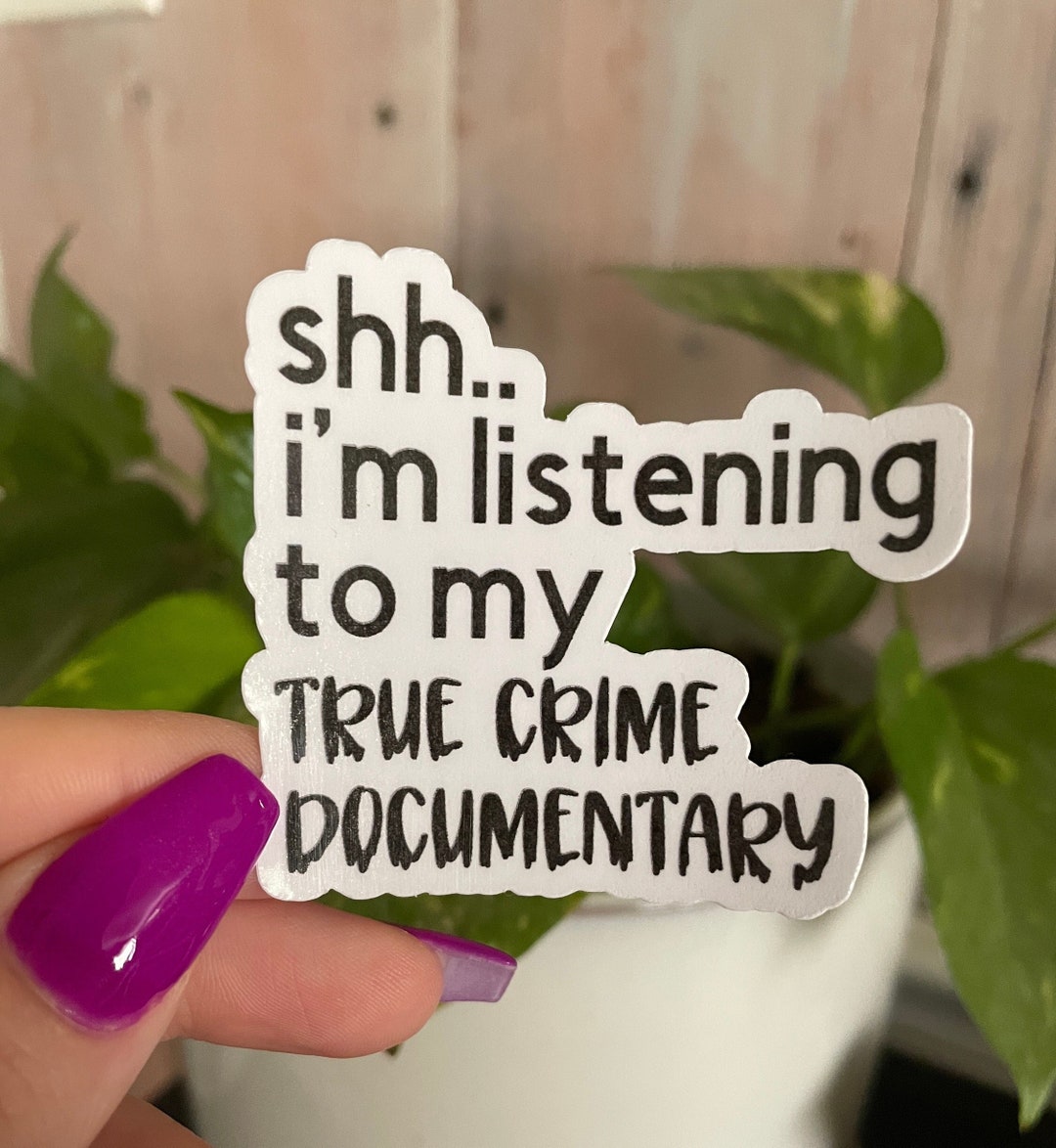 True Crime Documentary Sticker - Etsy