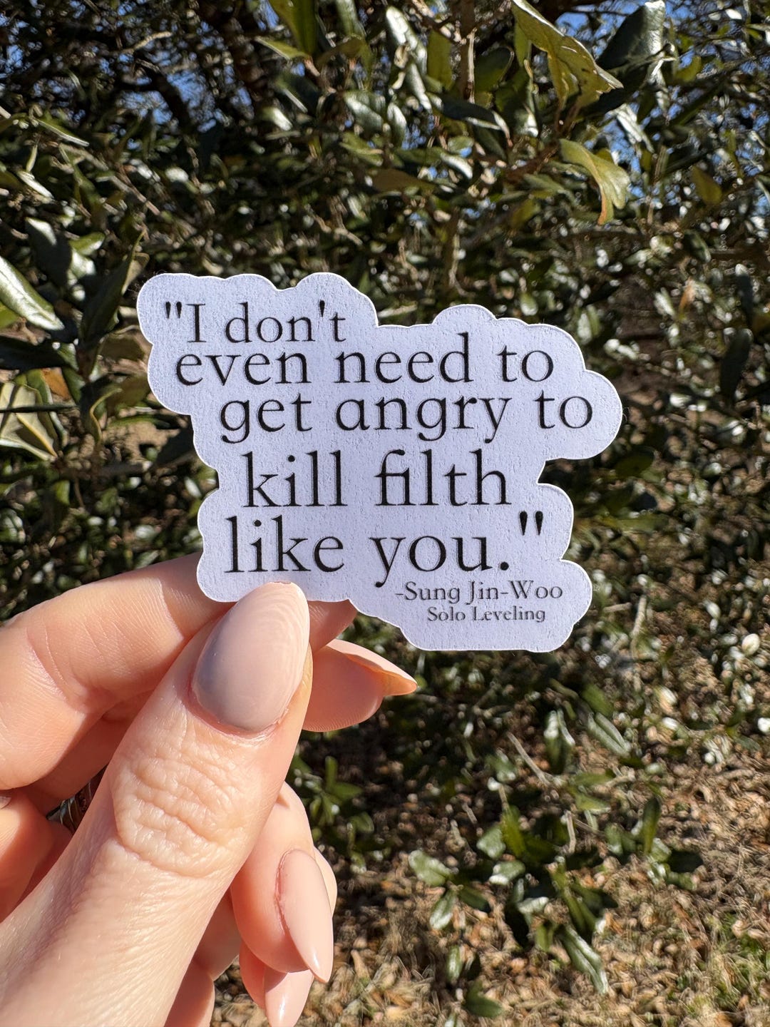 Solo Leveling Sticker| Anime Sticker - Etsy