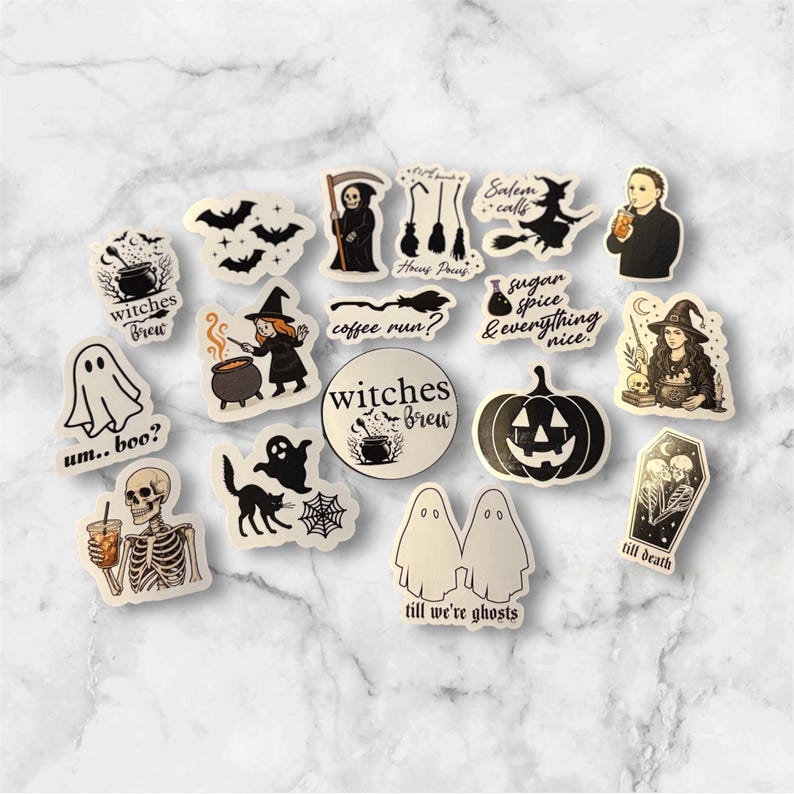 Halloween Night Sticker| Pizza Night| Halloween Stickers - Etsy