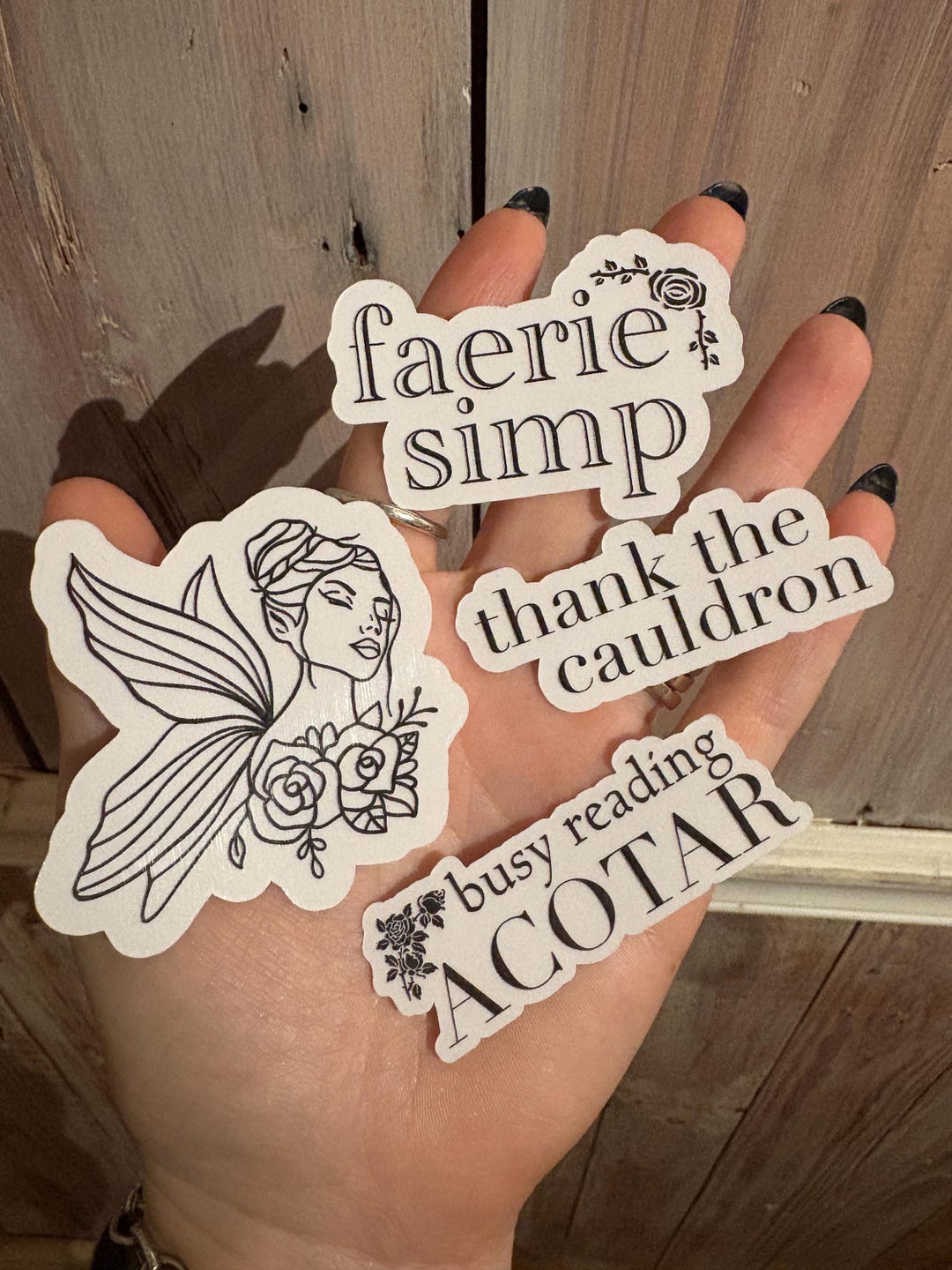 ACOTAR| FAERIE Sticker Pack (4) - Etsy