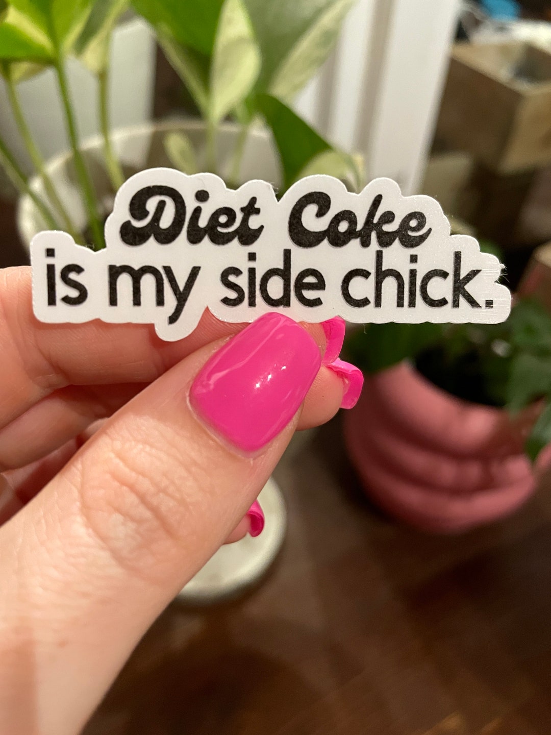 Diet Coke is My Side Chick Sticker - Etsy