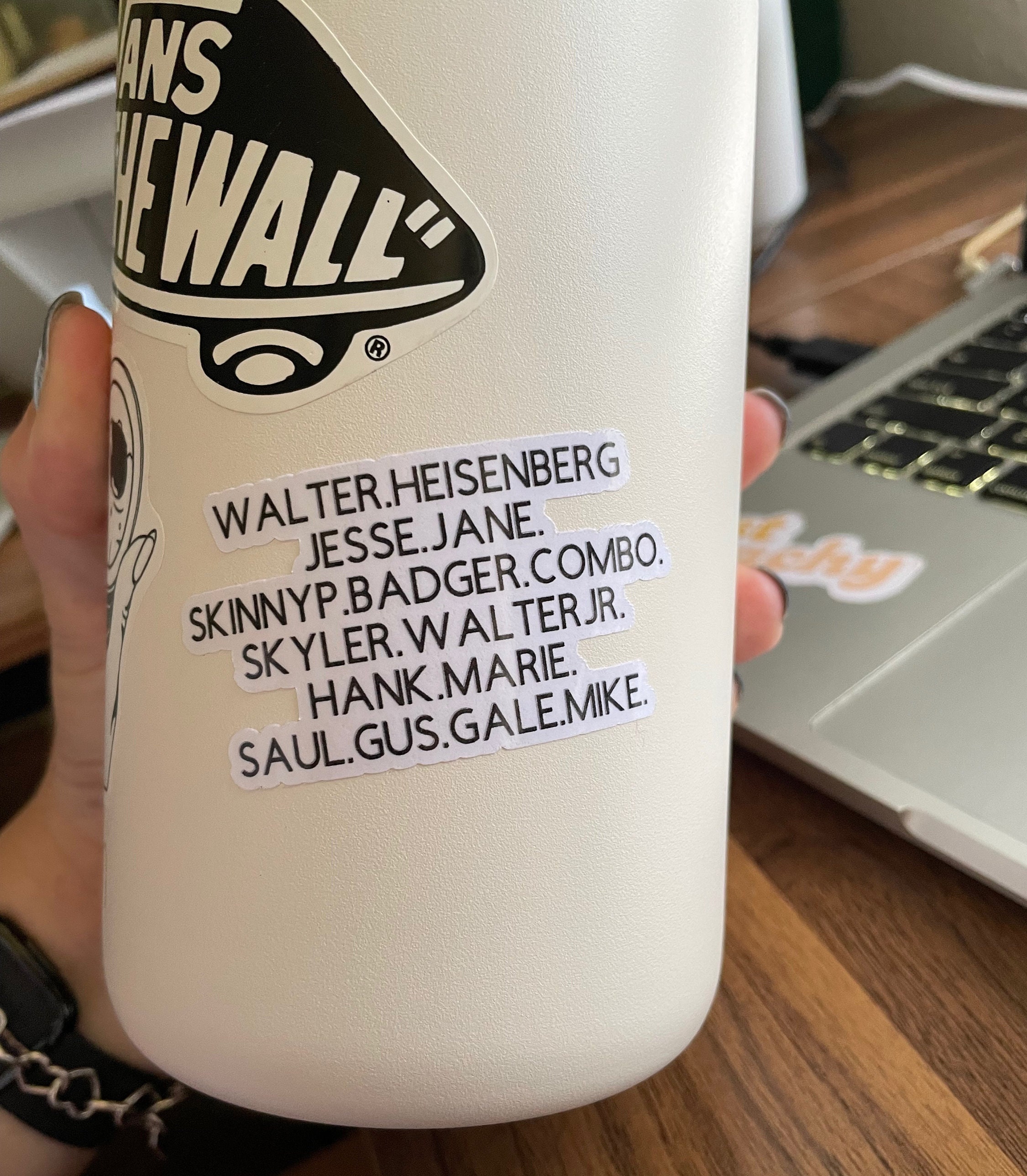 Breaking Bad Name Sticker - Etsy