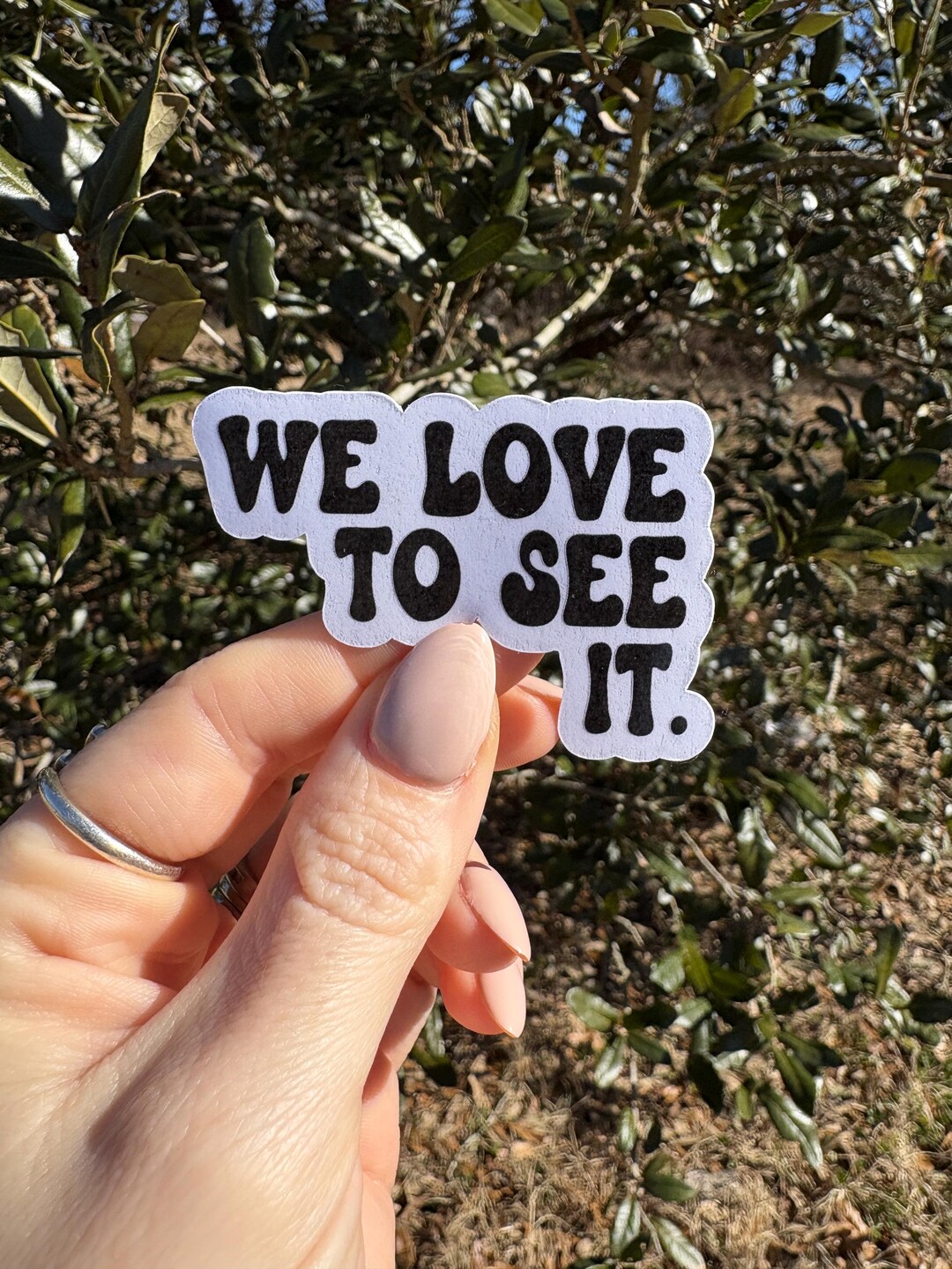 True Crime| "we Love to See It" Sticker - Etsy
