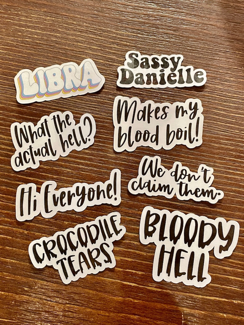 Danielle Kirsty Sticker Pack 8 - Etsy