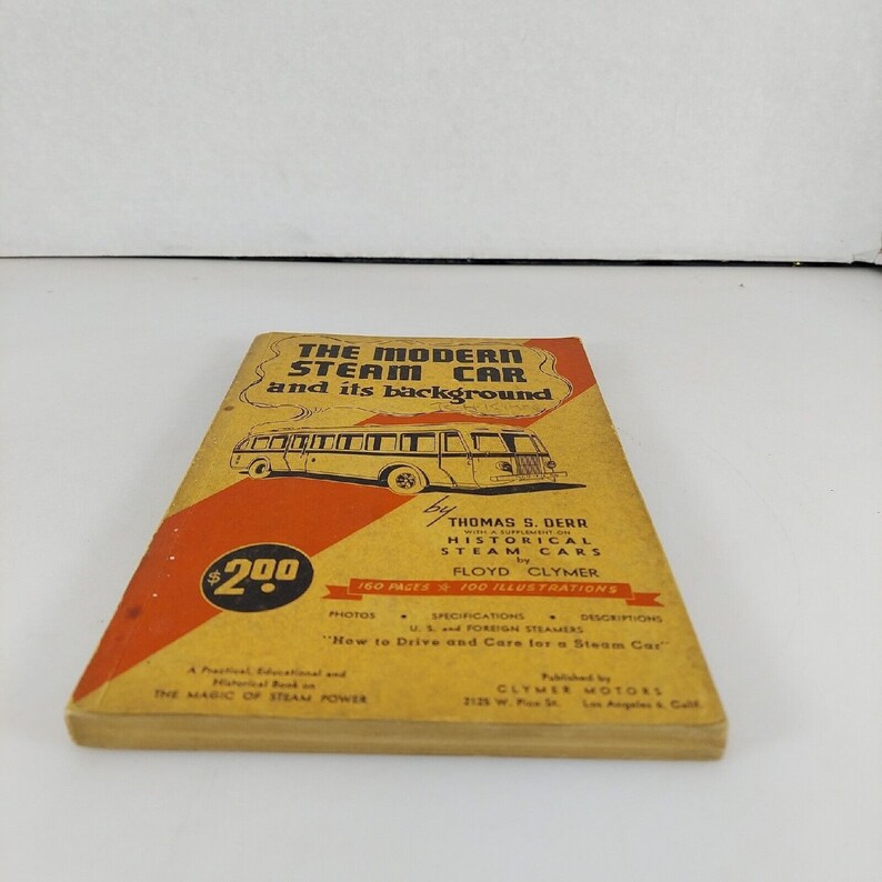 The Modern Steam Car and It's Background Thomas Derr - Etsy