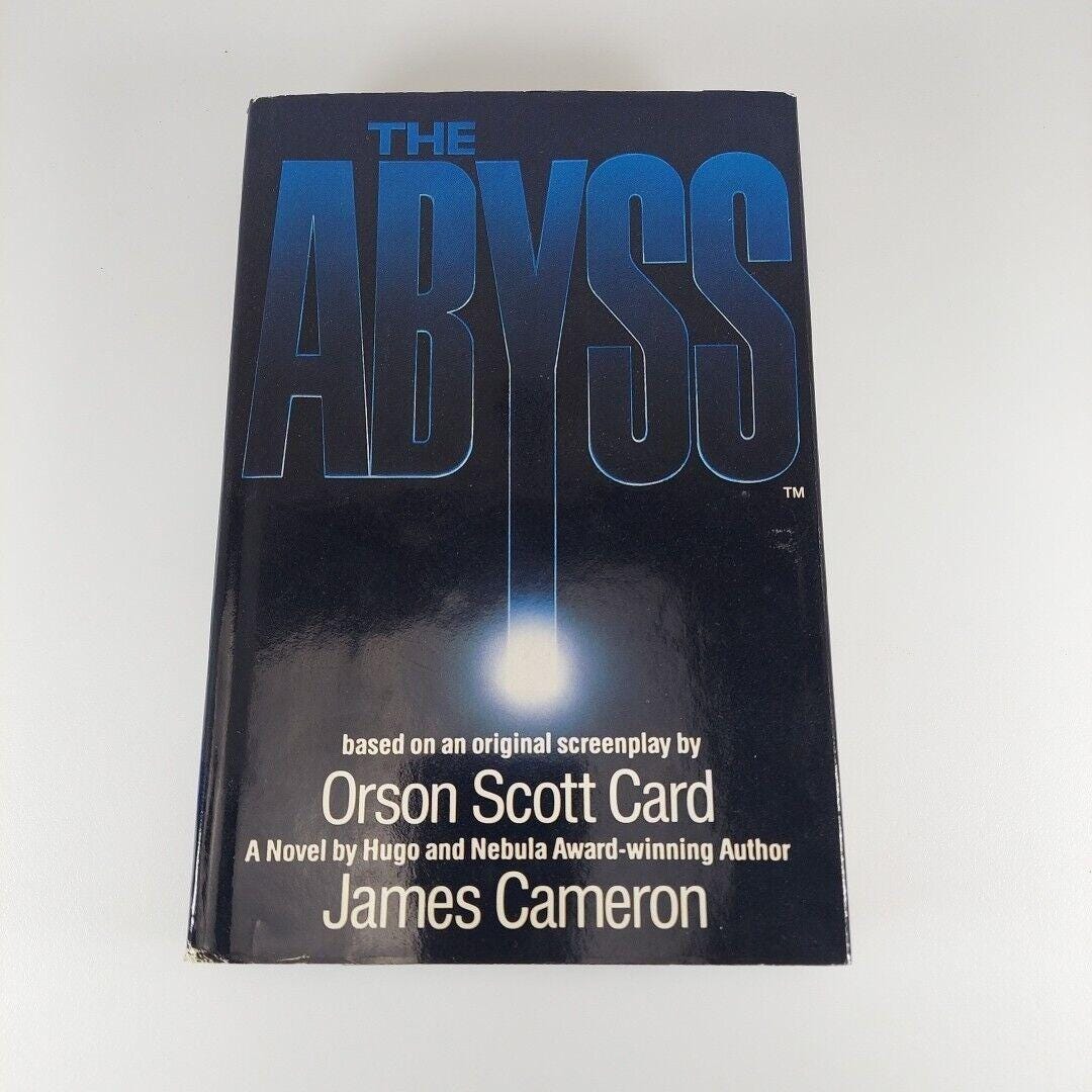 The Abyss by Scott Orson Card 1st Edition 1989 Pocket Books HCDJ James ...