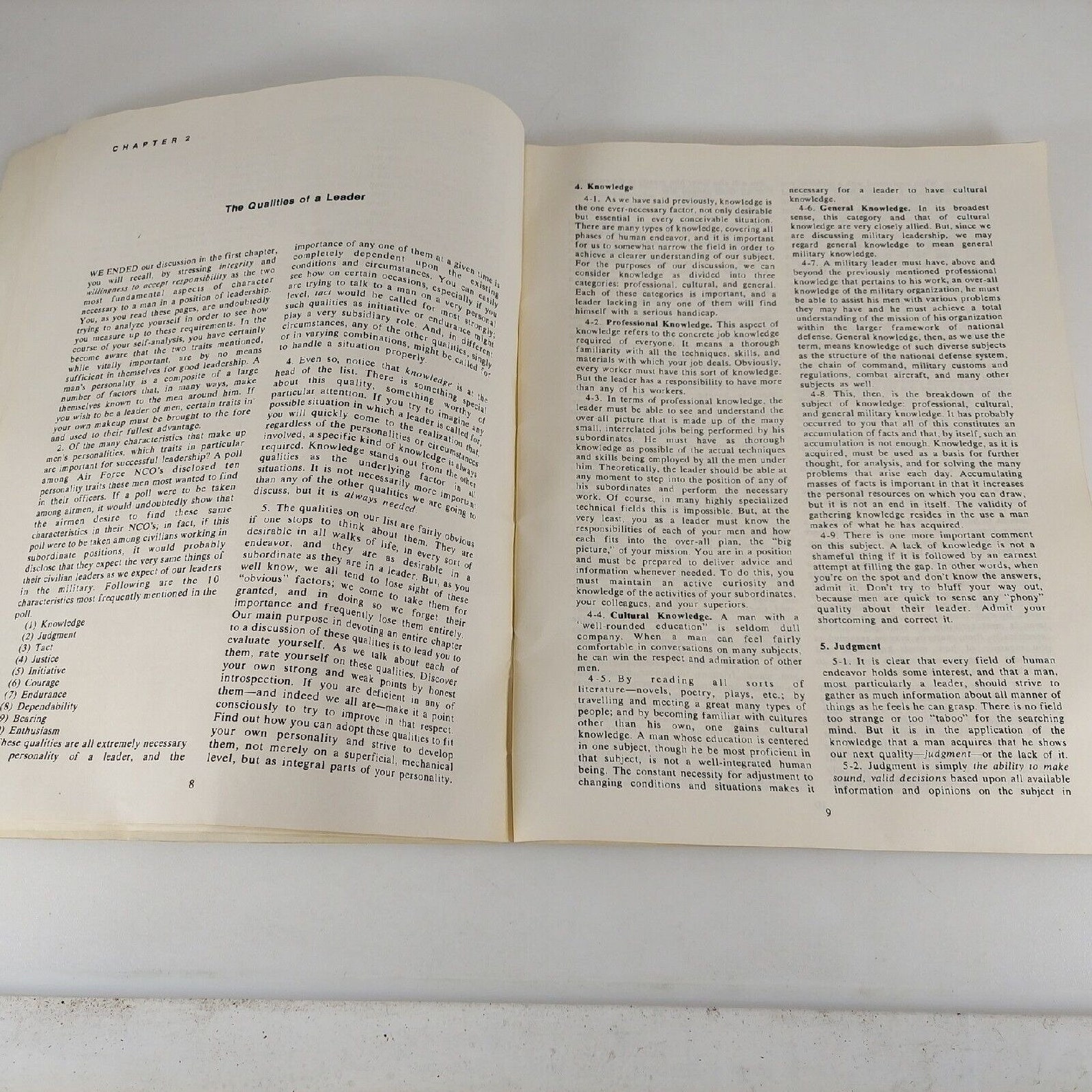 USAF Air University Maxwell AFB Leadership AFJROTC Training Booklet ...