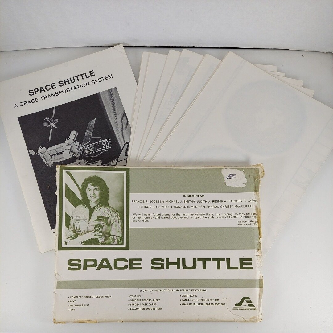 Space Shuttle A Space Transportation System Teaching Packet 1986 ...
