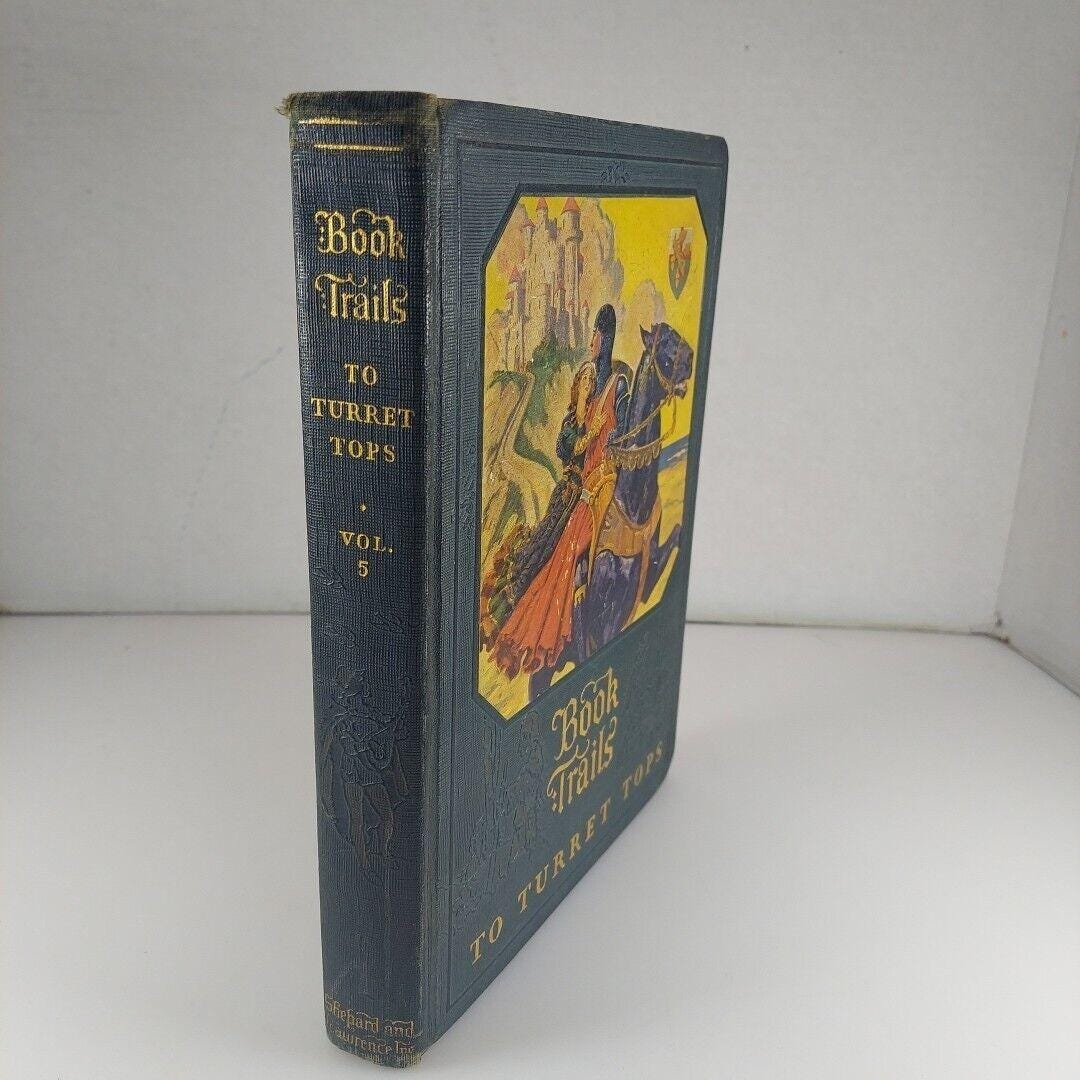 Book Trails to Turret Tops Vol. 5 Shepard & Lawrence 1928 Illustrated ...