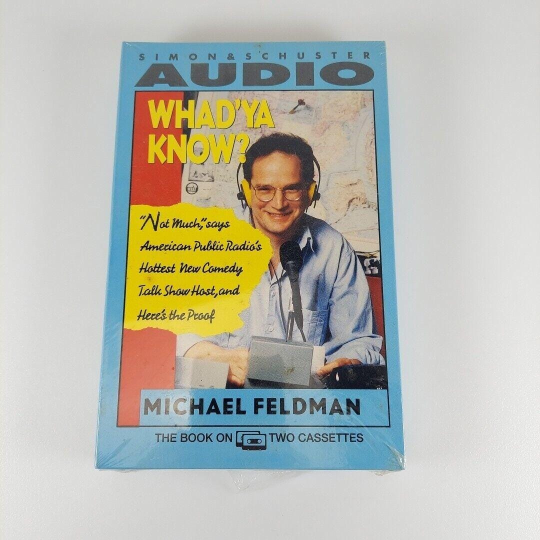Whad'ya Know? by Michael Feldman 1991, Audiobook 2 Cassette Tapes New ...