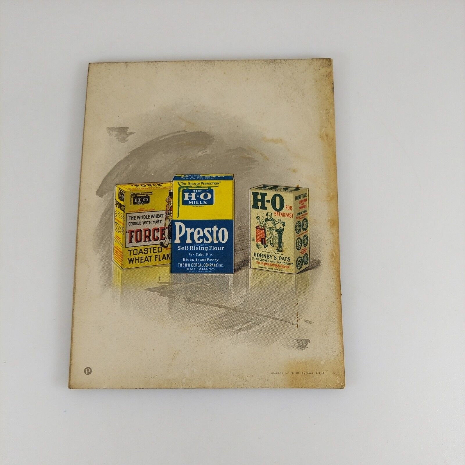 The Better Table H-O Cereal Company, Presto Flour, Hornby's Oatmeal ...