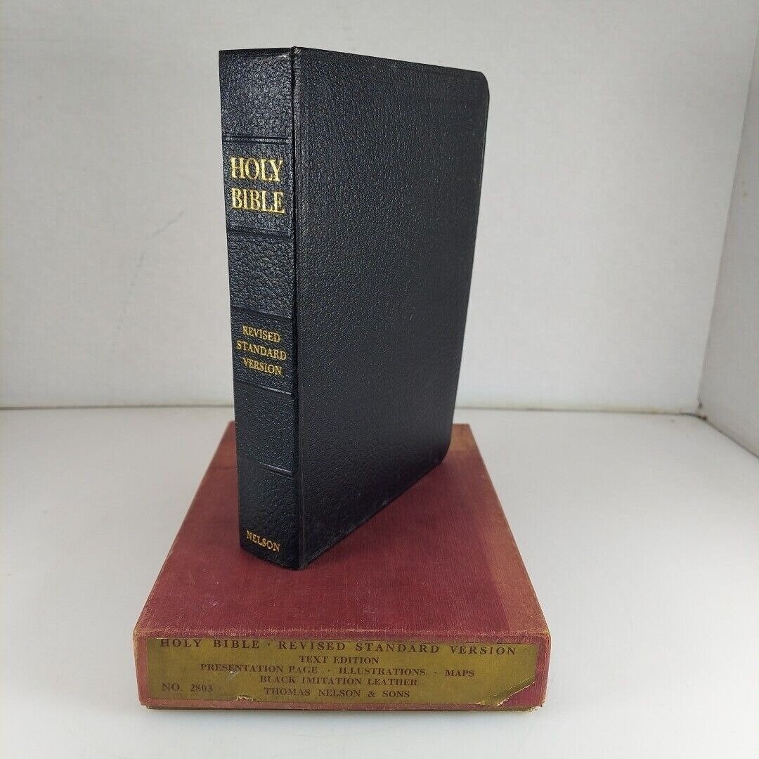 Holy Bible Revised Standard Version 1952 Nelson # 2803 in Original Box ...