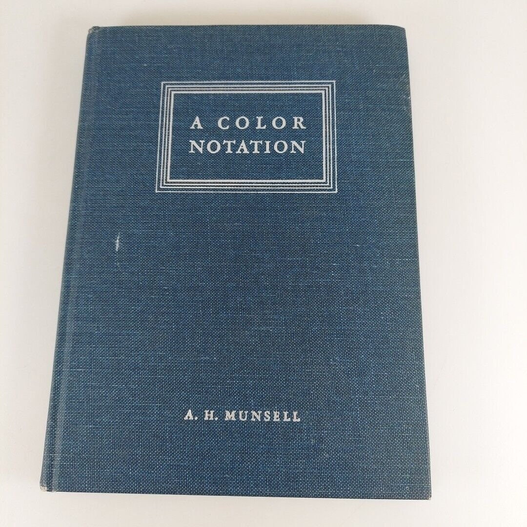 A Color Notation A.H. Munsel 1971 12th Ed Illus HC With Hue Value ...