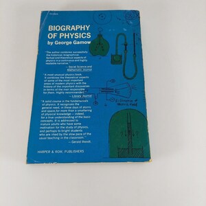 Biography of Physics George Gamow 1st Ed Harper Torchbooks Illustrated ...