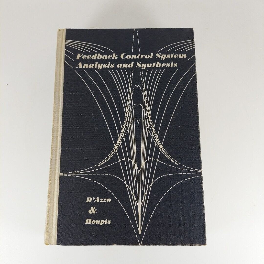 Feedback Control System Analysis and Synthesis by D'azzo & Houpis HC 1966 - Etsy