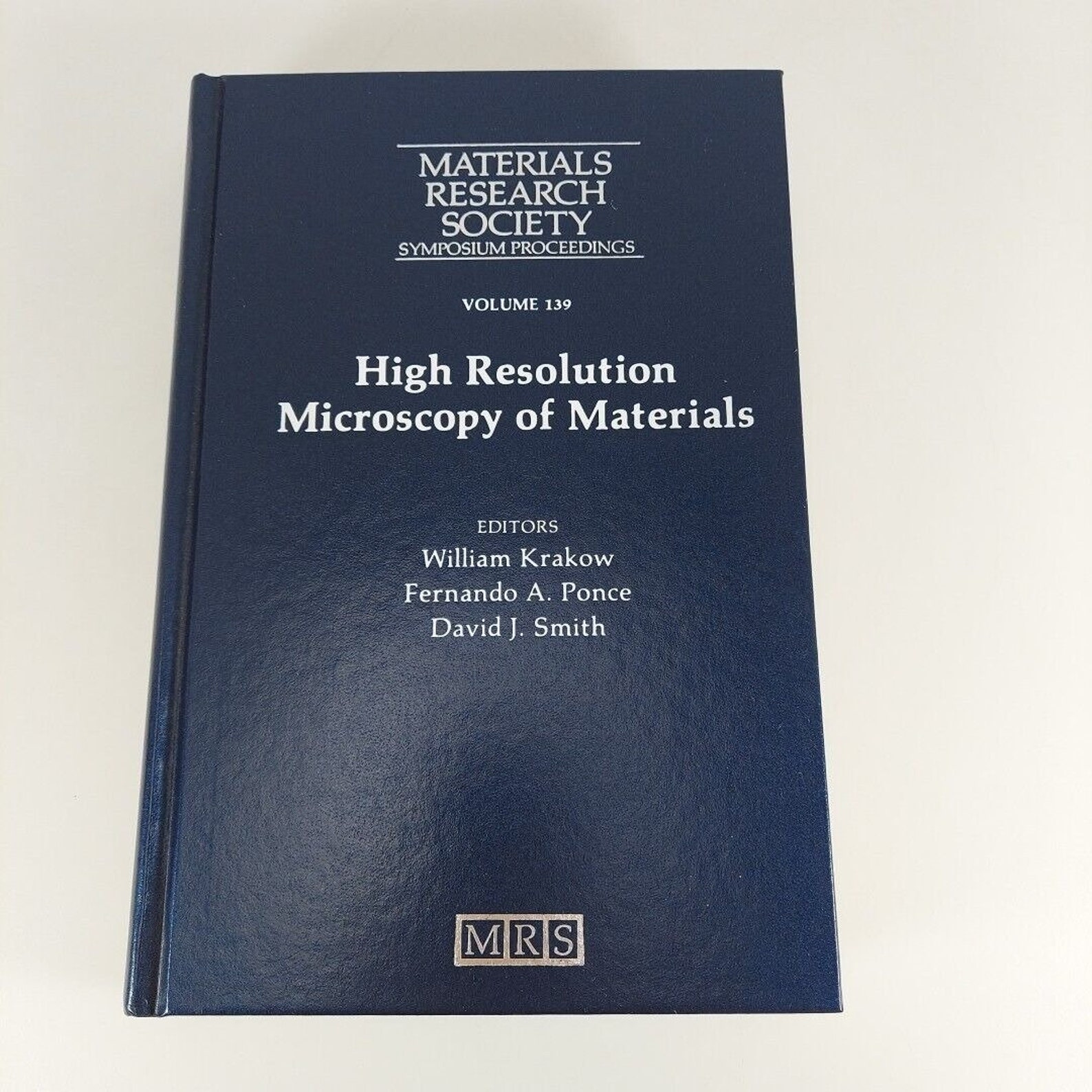 High Resolution Microscopy of Materials, Materials Research Society Vol ...