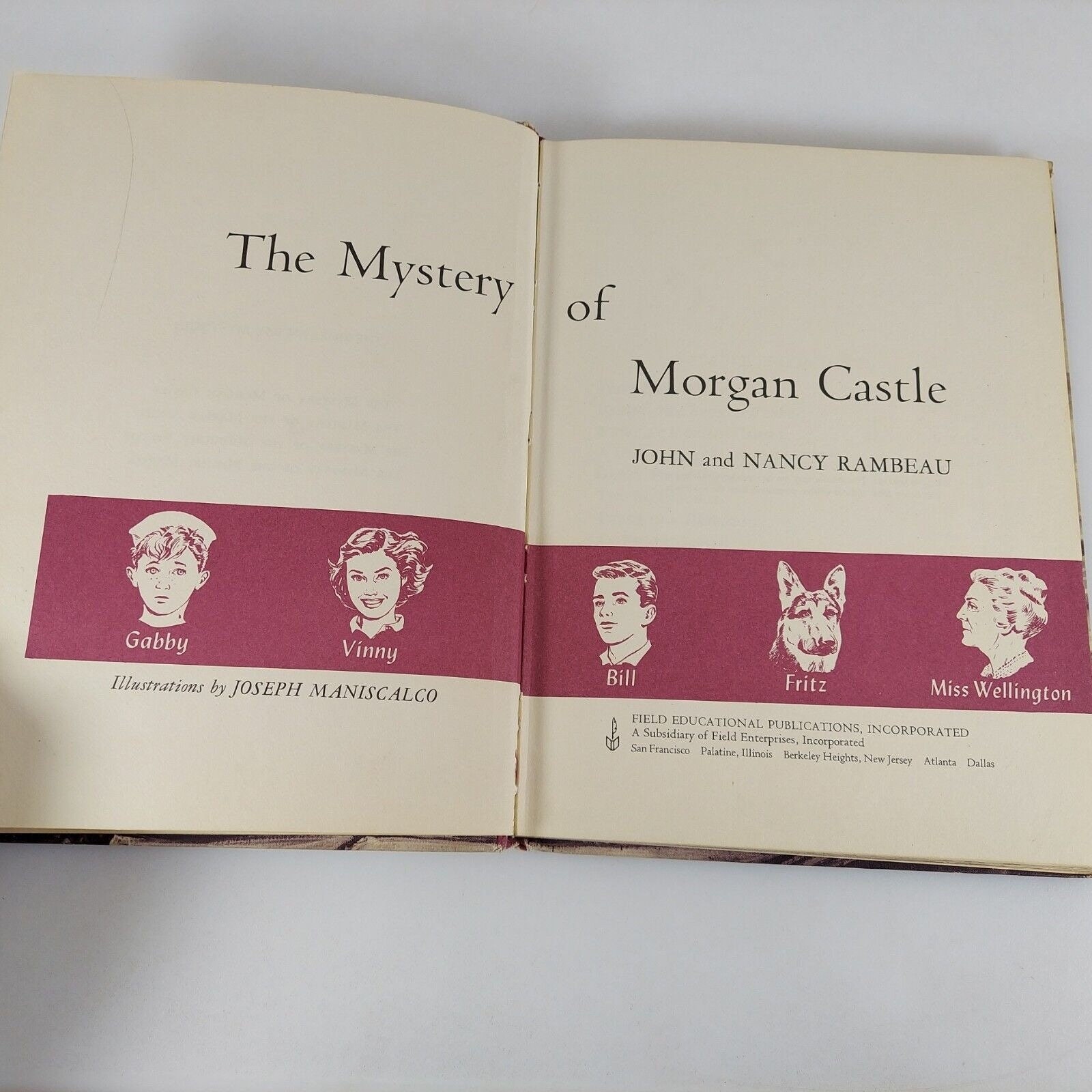 The Mystery of Morgan Castle by John & Nancy Rambeau 1962 Illustrated ...
