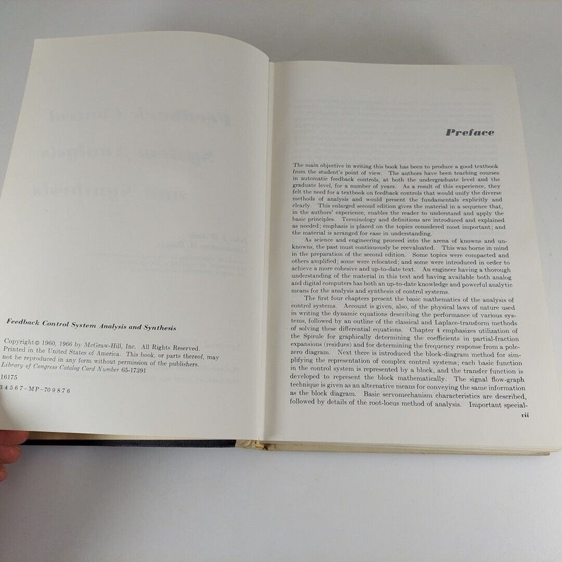 Feedback Control System Analysis and Synthesis by D'azzo & Houpis HC ...
