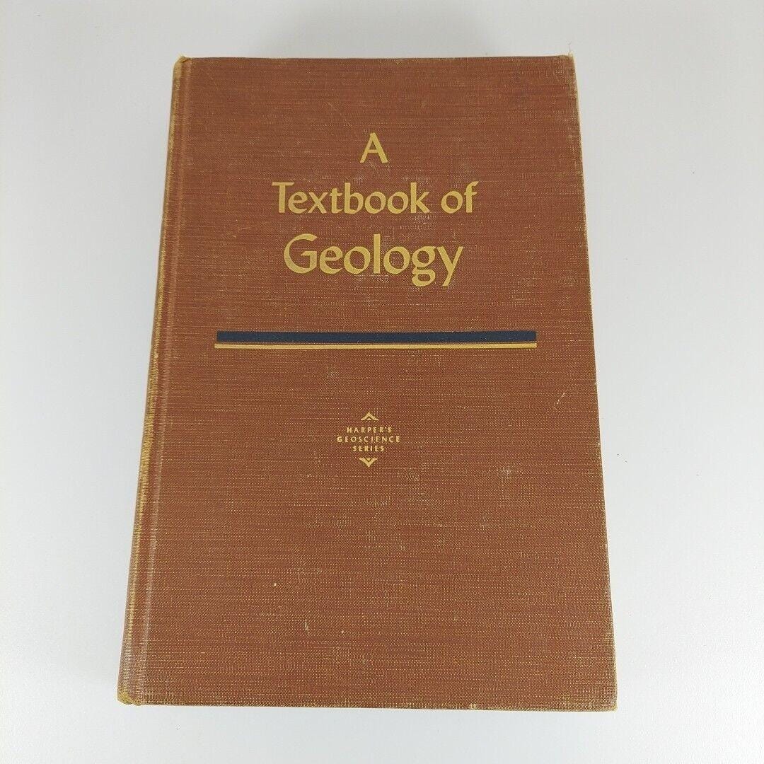 A Textbook of Geology by Robert M Garrels 1951 Harper's Geoscience ...