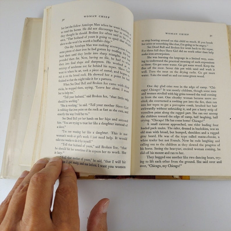 Woman Chief Benjamin Capps 1979 1st Edition HCDJ Ex-library Doubleday ...