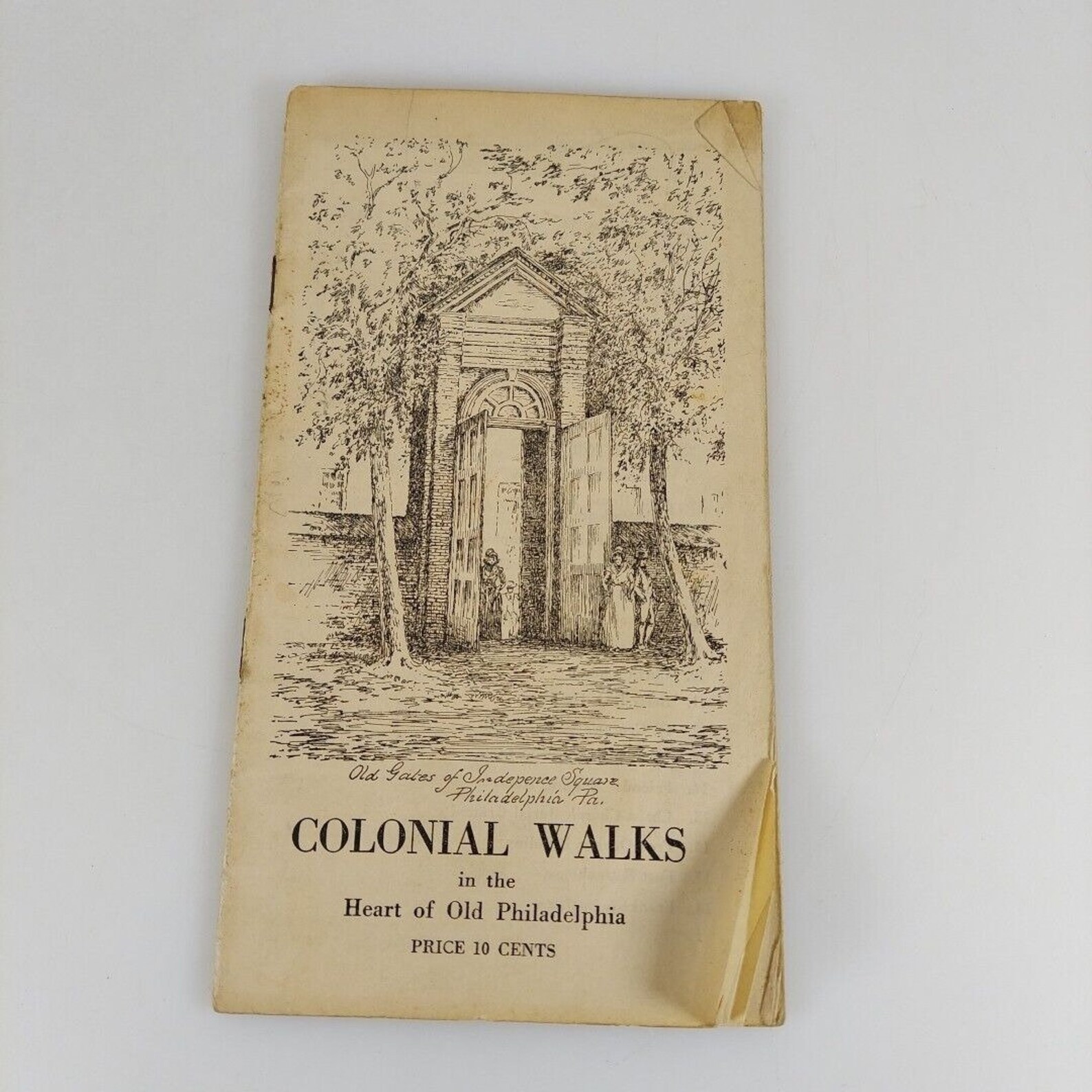 Colonial Walks in the Heart of Old Philadelphia Illustr Tour Brochure ...