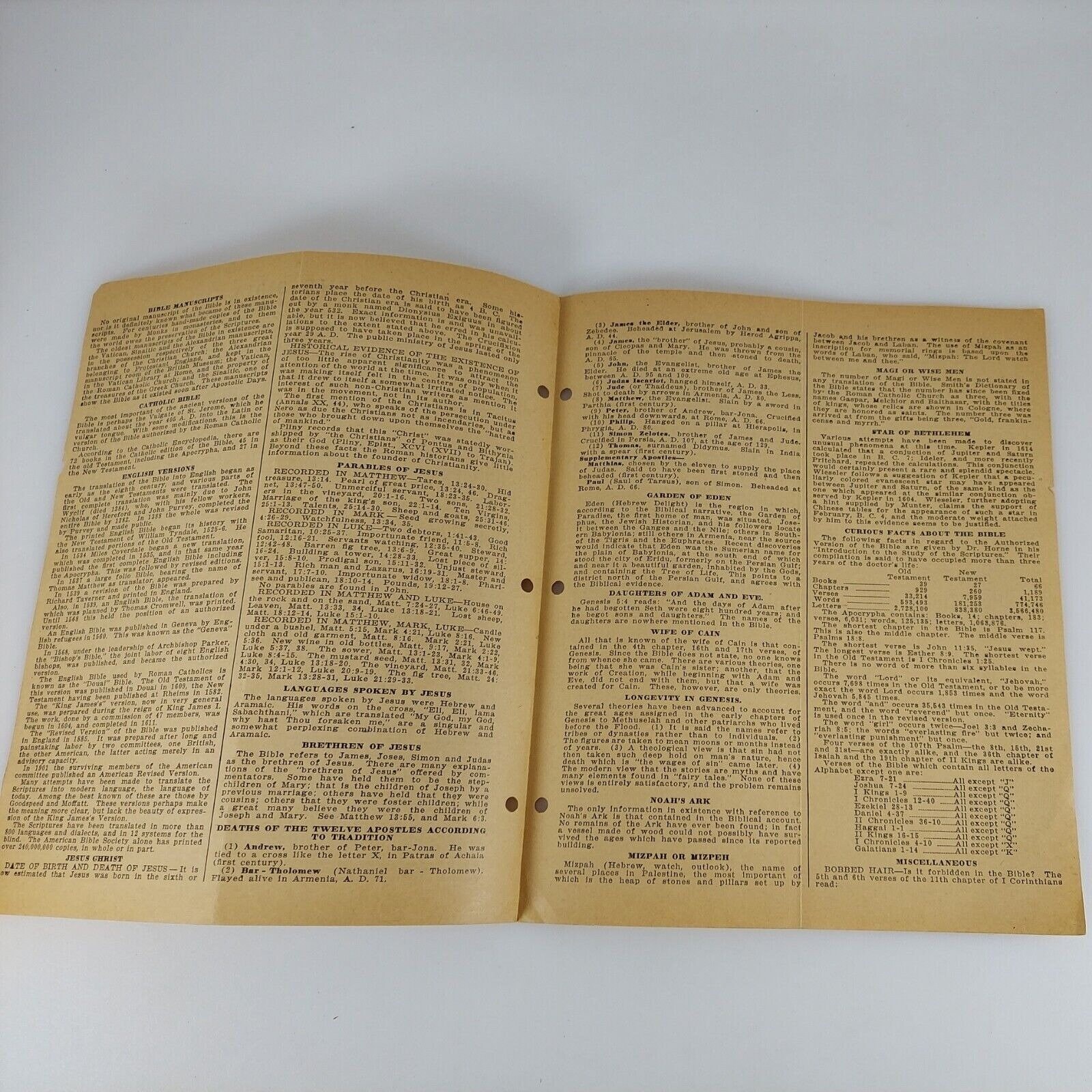 The Bible A Brief History Alice Haffey Washington Information Bureau ...
