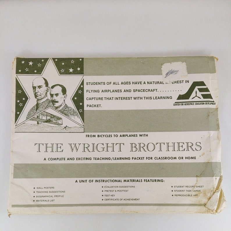 From Bicycles to Airplanes With the Wright Brothers Teaching Packet ...