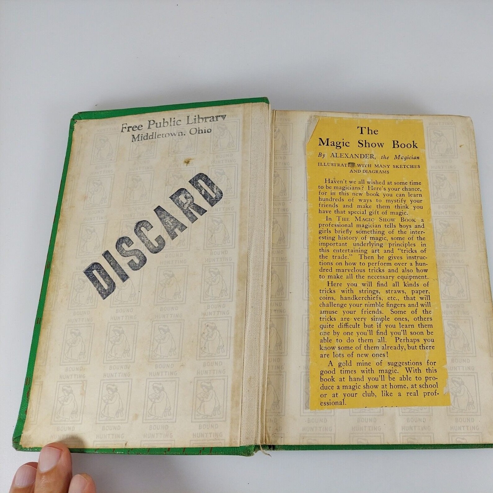 The Magic Show Book by Alexander the Magician 1956 Library Binding HC ...