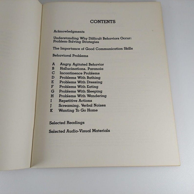 Understanding Difficult Behaviors Some Practical Suggestions ...
