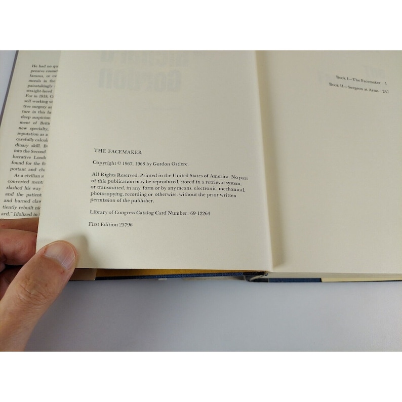 The Facemaker Richard Gordon 1968 1st Edition HCDJ Mcgraw-hill - Etsy