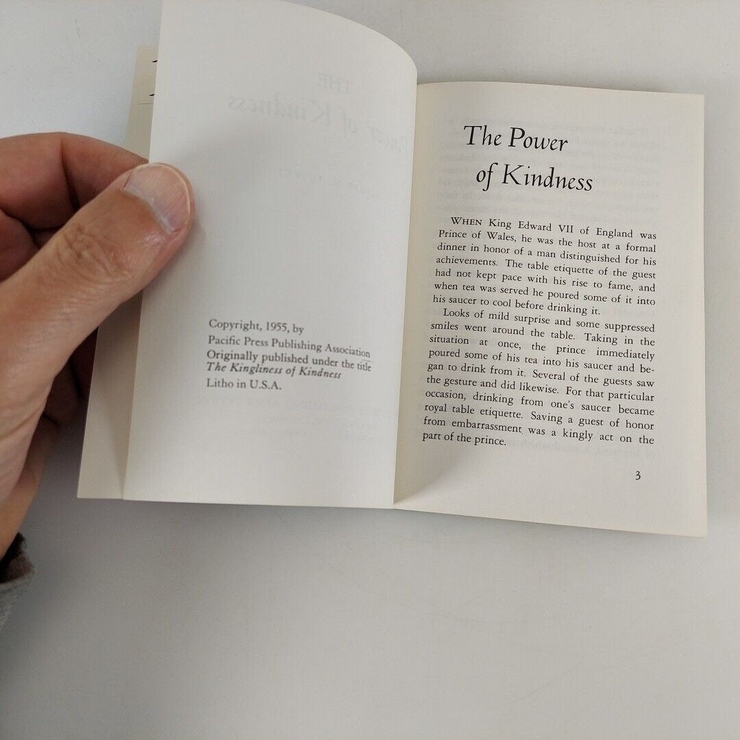 The Power of Kindness H. M. Tippett 1955 Pacific Press Publishing ...