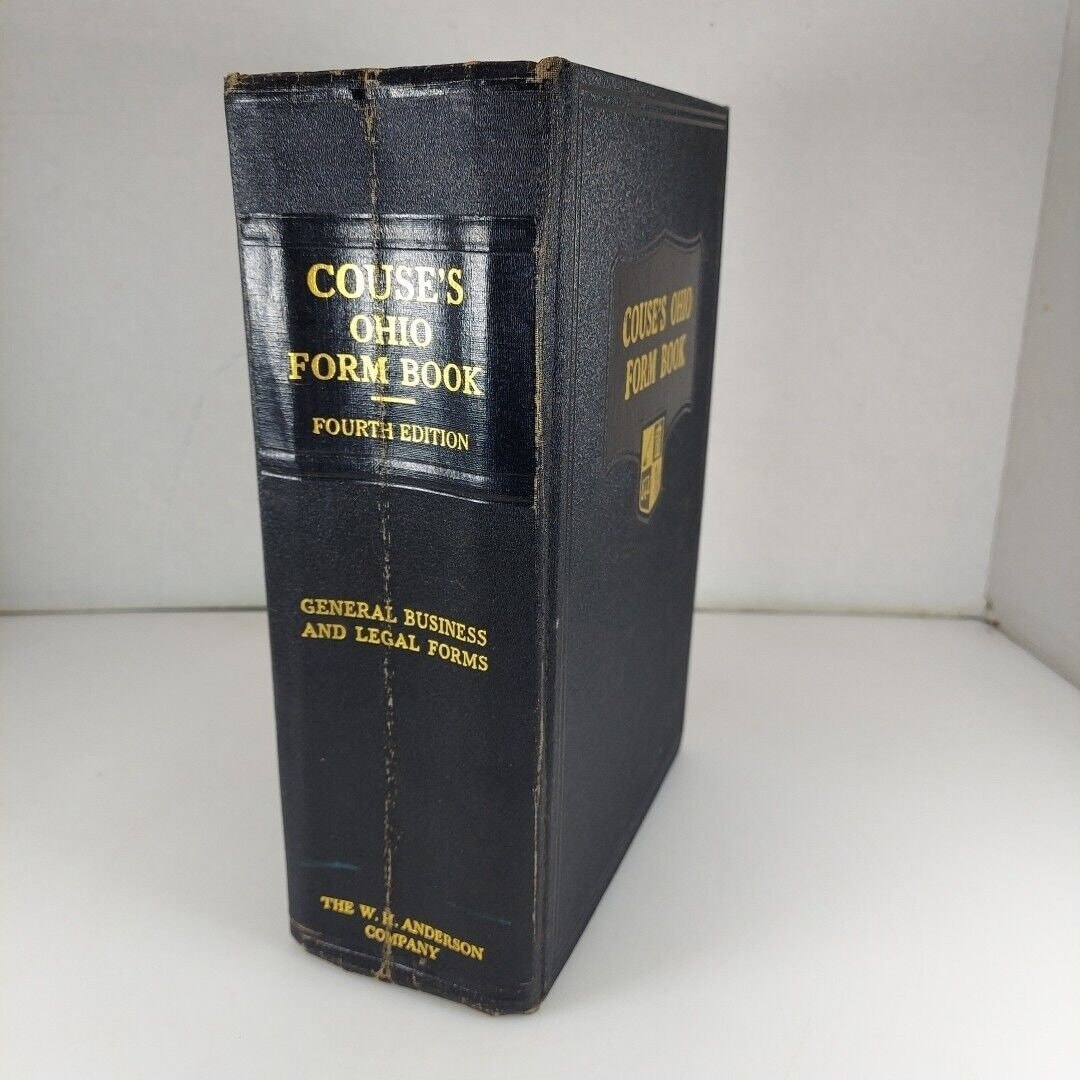 Couse’s Ohio Form Book Fourth Edition General Business and Legal Forms ...